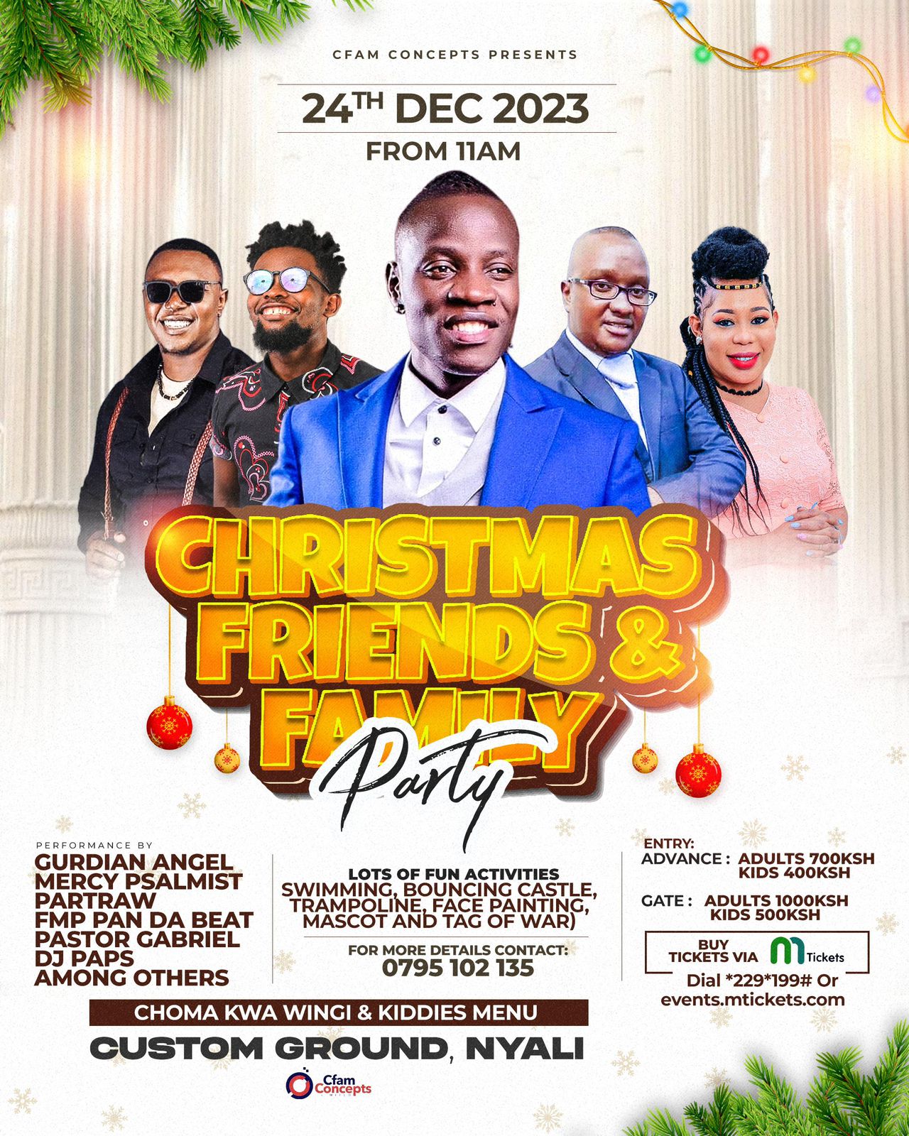 Get your tickets to CHRISTMAS FRIENDS AND FAMILY PARTY