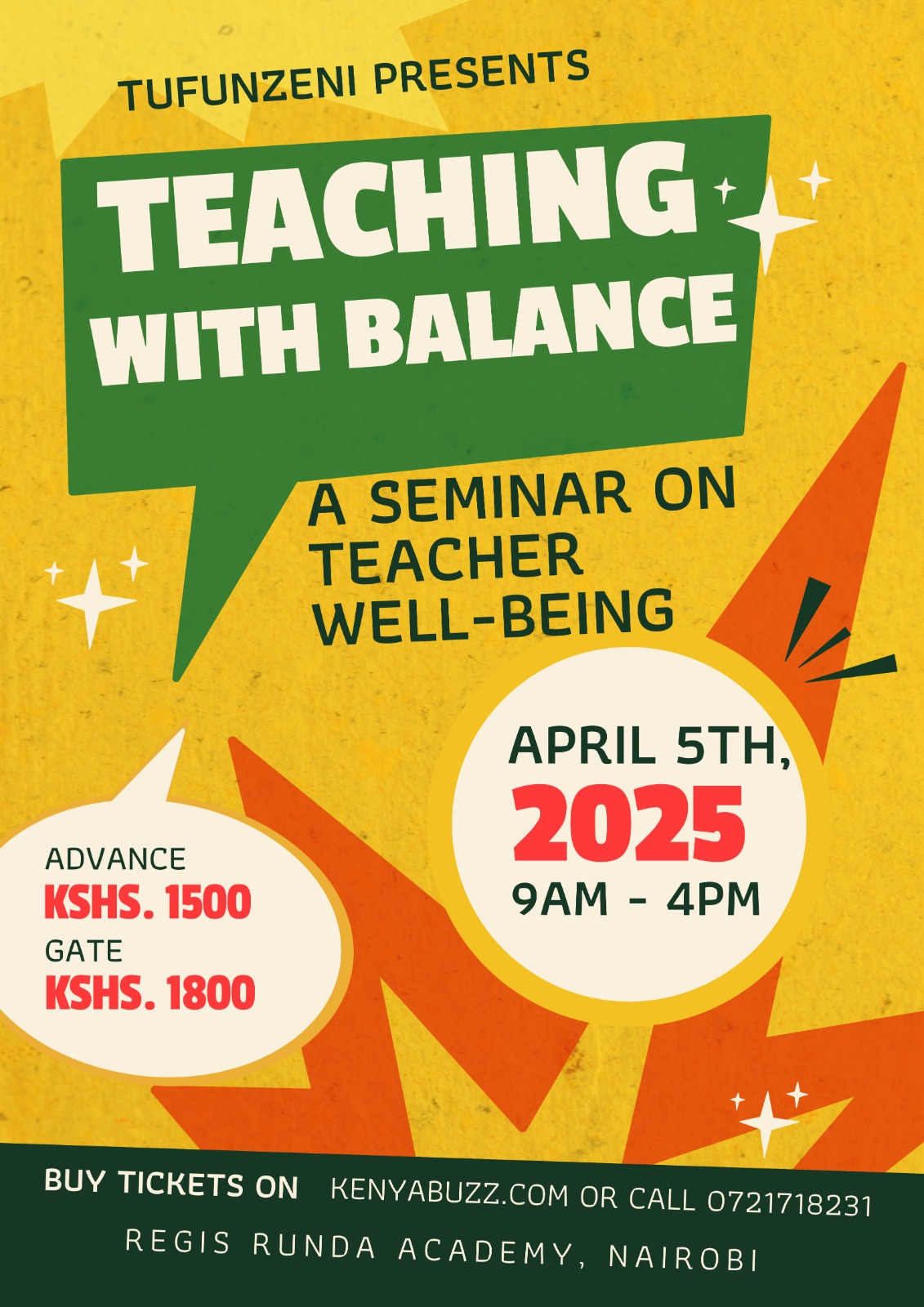 TEACHING WITH BALANCE: A SEMINAR ON TEACHER WELLNESS